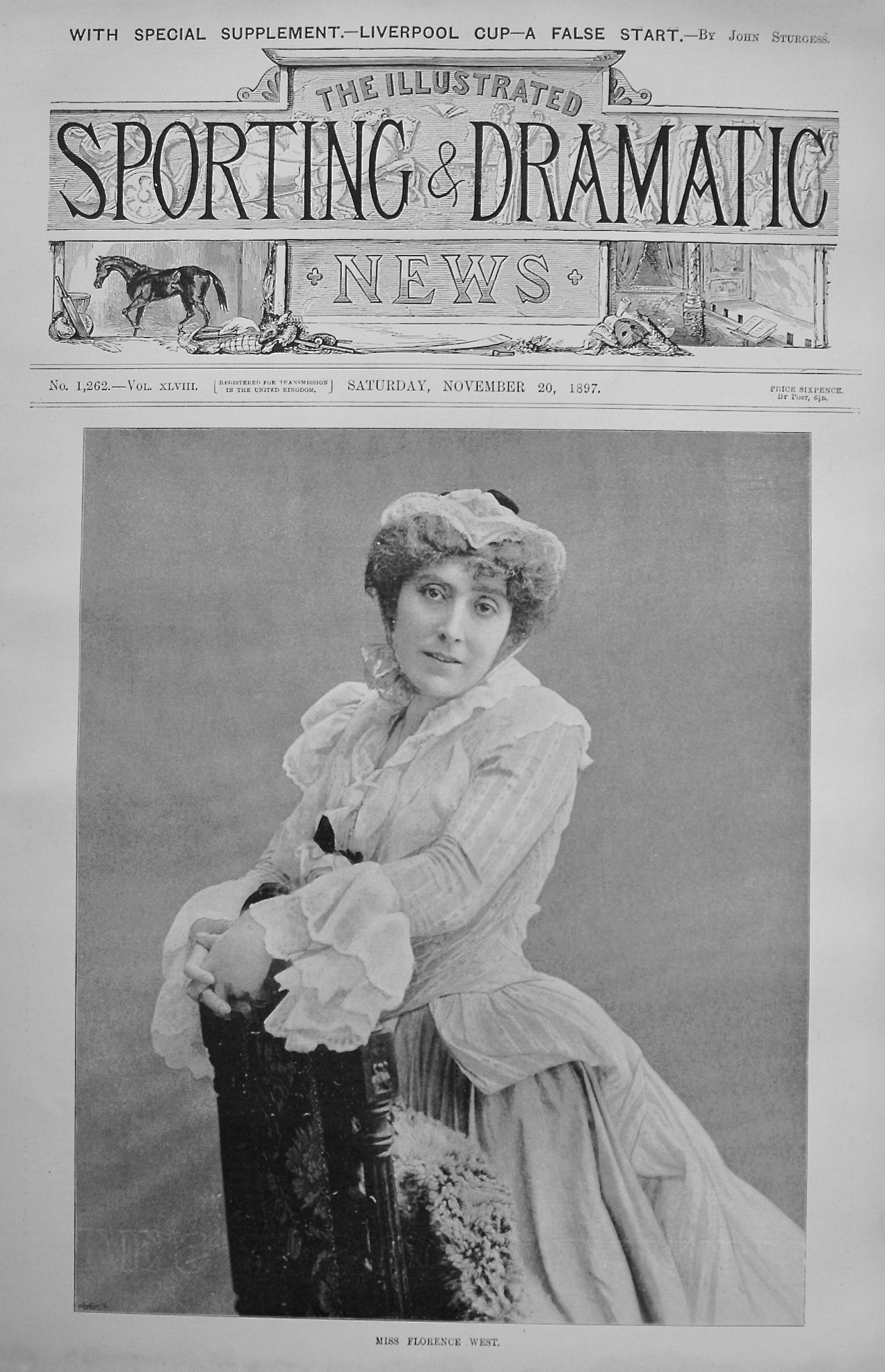 Miss Florence West. 1897.