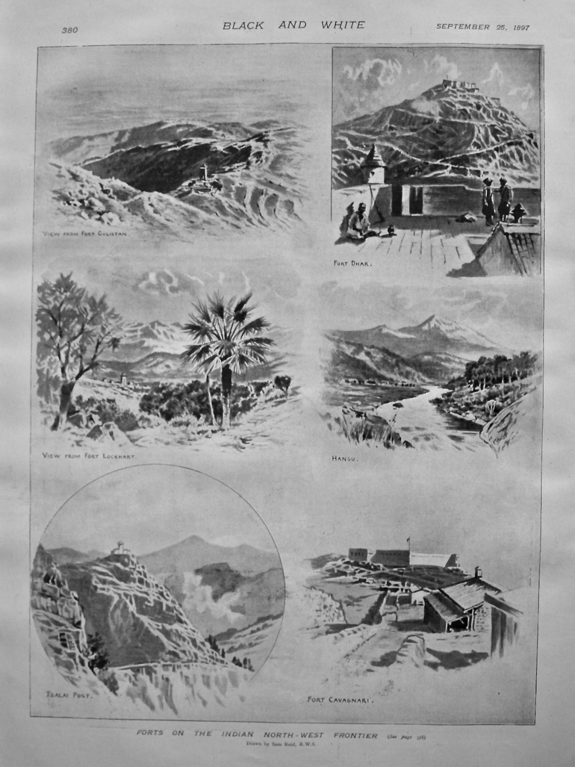Forts on the Indian North-West Frontier. 1897.