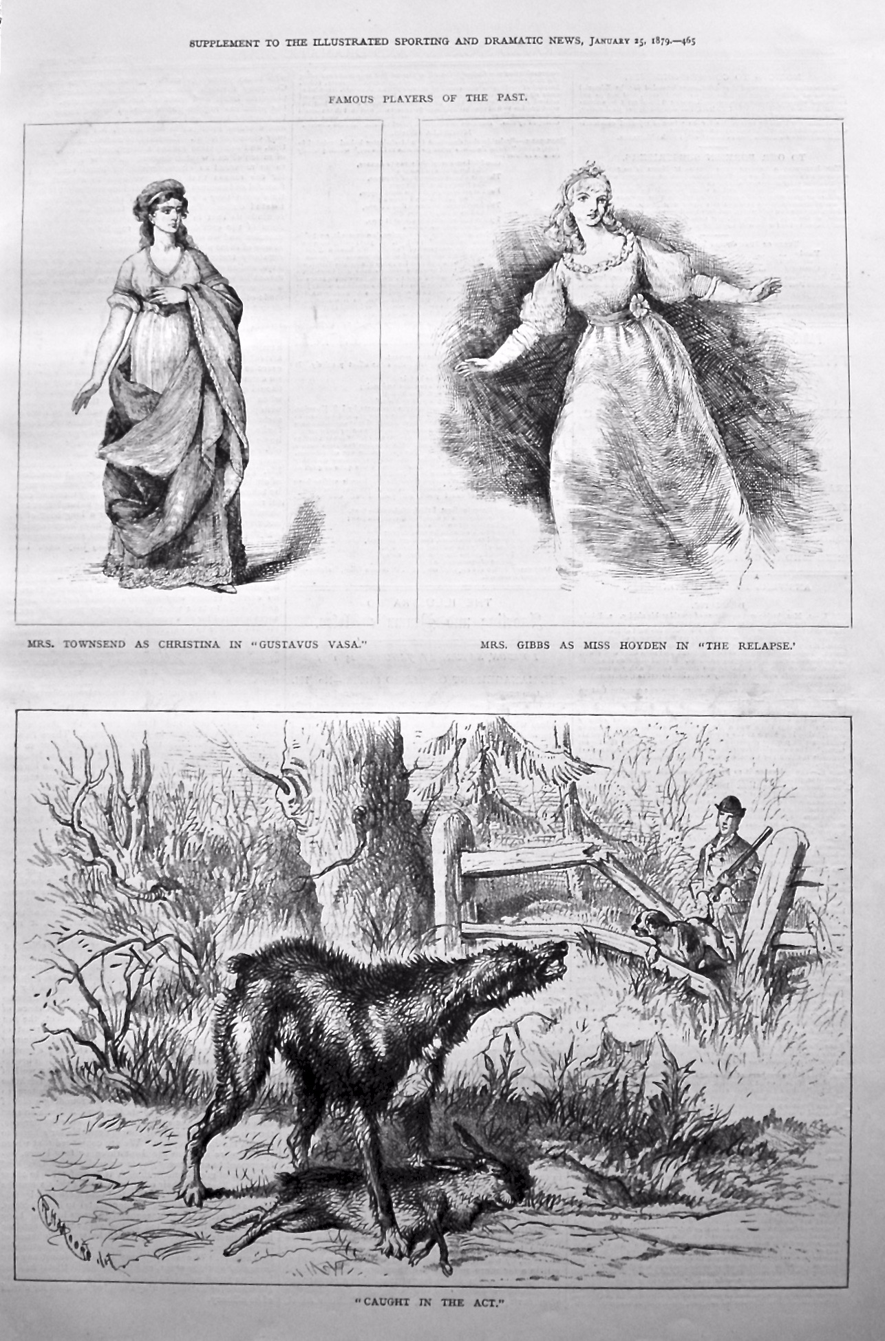 Mrs. Townsend as Christina in "Gustavus Vasa." 1879.
