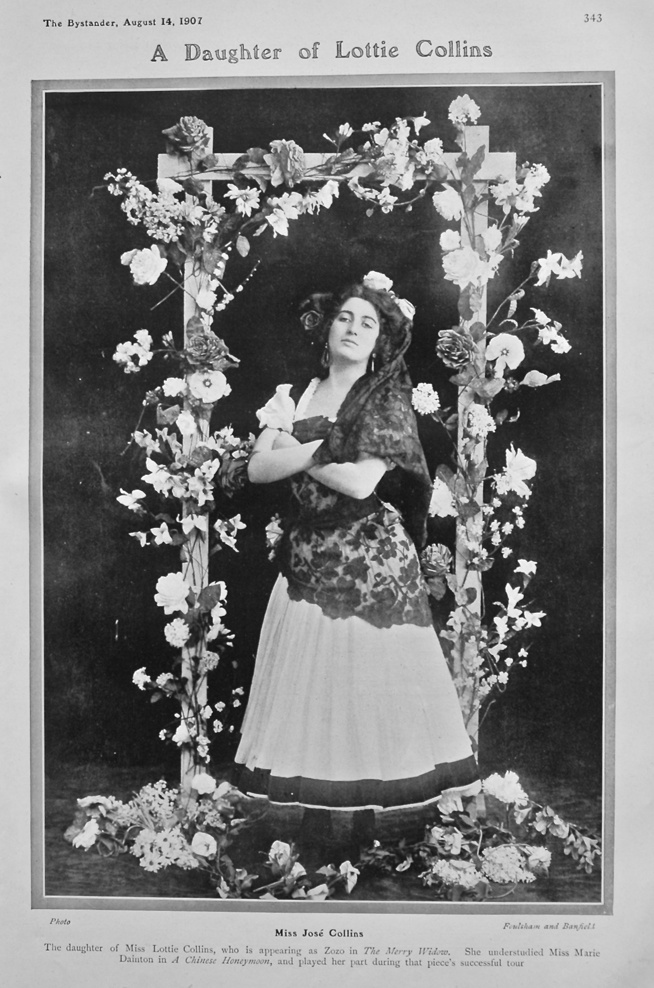 A Daughter of Lottie Collins : Miss Jose Collins. 1907.