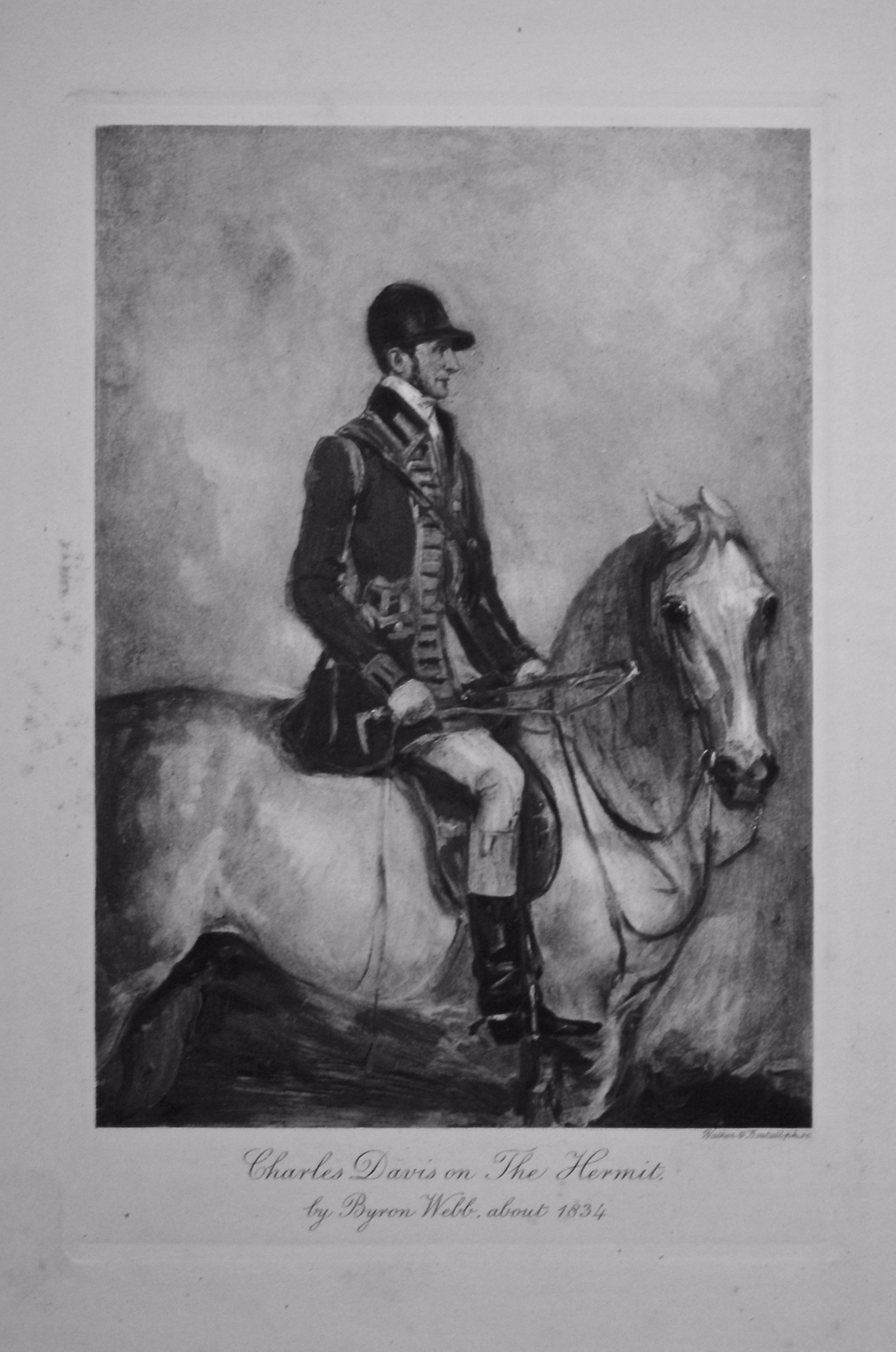 Charles Davis on, The Hermit, by Byron Webb, about 1834.