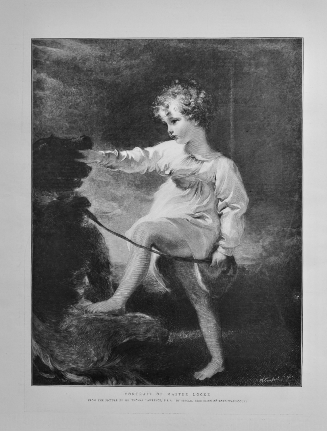 Portrait of Master Locke. 1898.