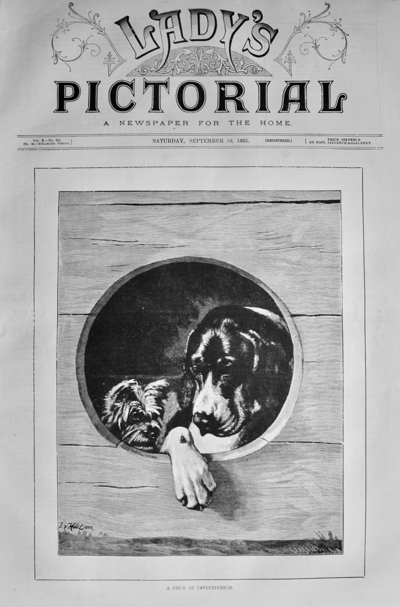 A Piece of Impertinence. 1885.