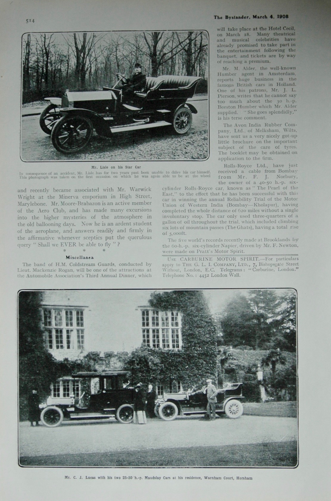 Maudslay Cars