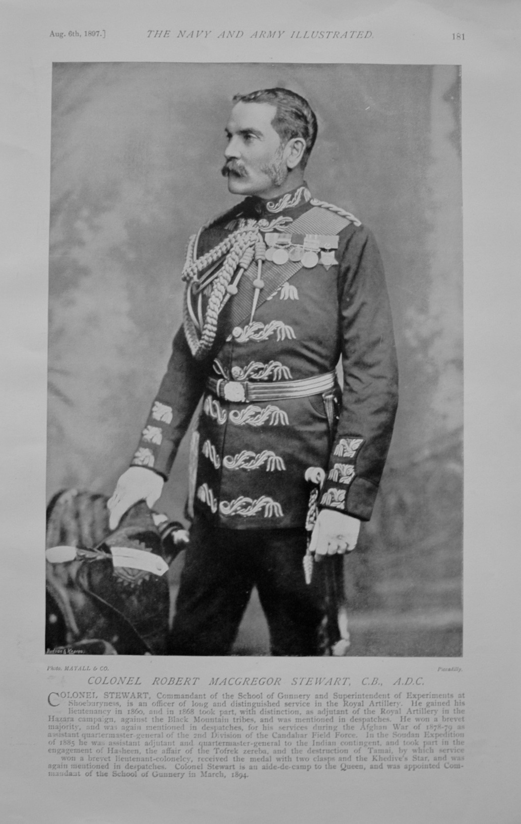Colonel Robert MacGregor Stewart - 1897