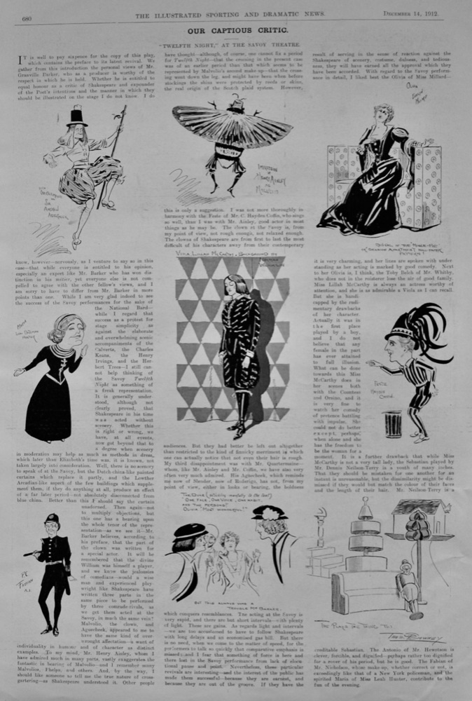 Our Captious Critic - Quality Antique Prints, Periodicals, Engravings ...