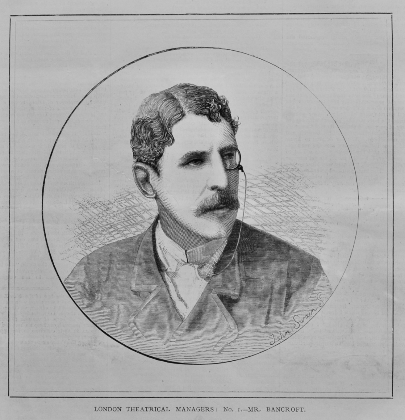London Theatrical Managers : No. 1.- Mr. Bancroft. 1879.