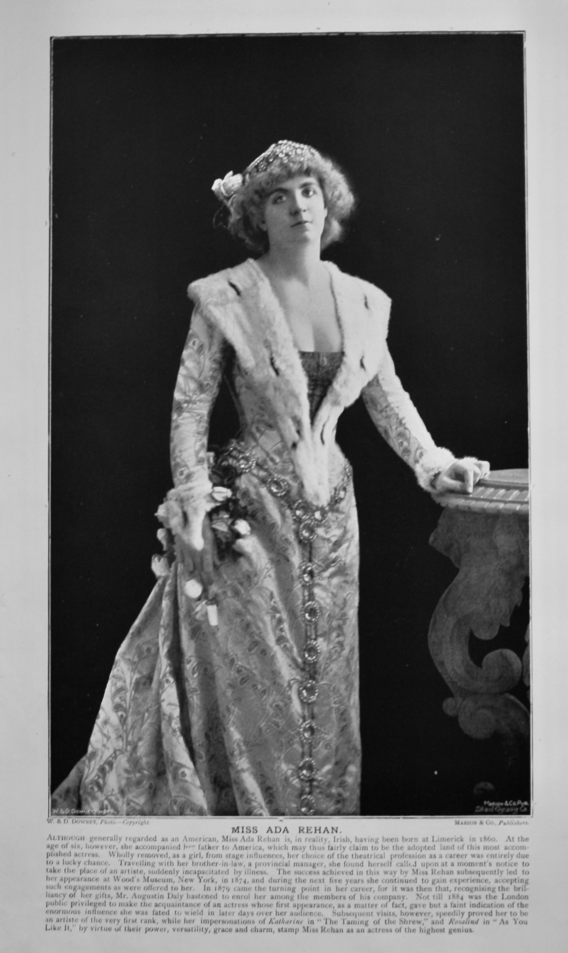 Miss Ada Rehan. & Mrs. Brown-Potter. 1900c.