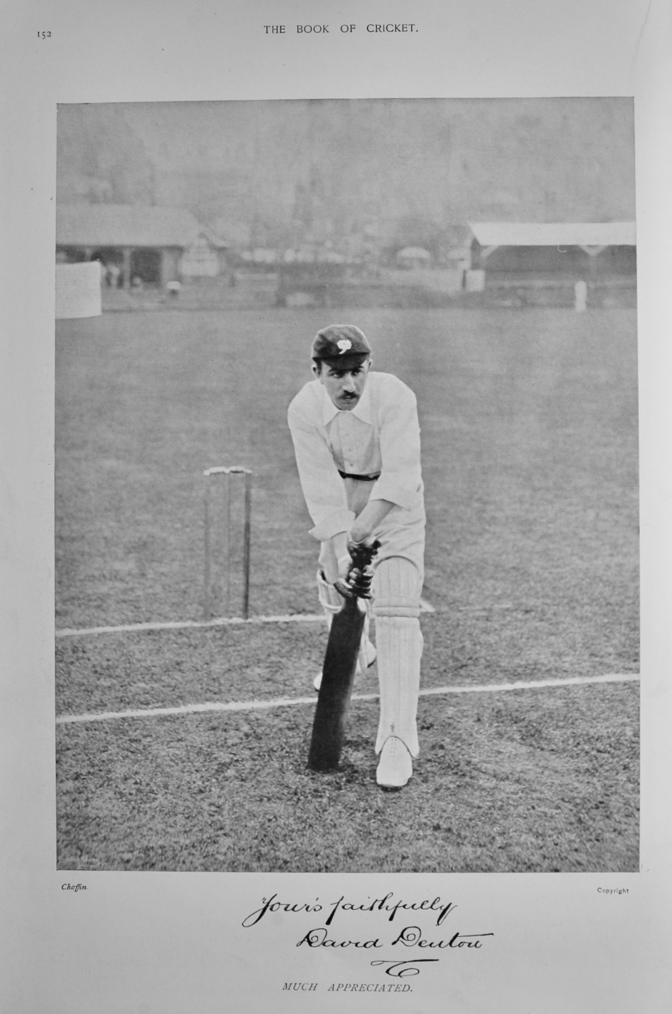 David Denton. 1899. (Cricketer).