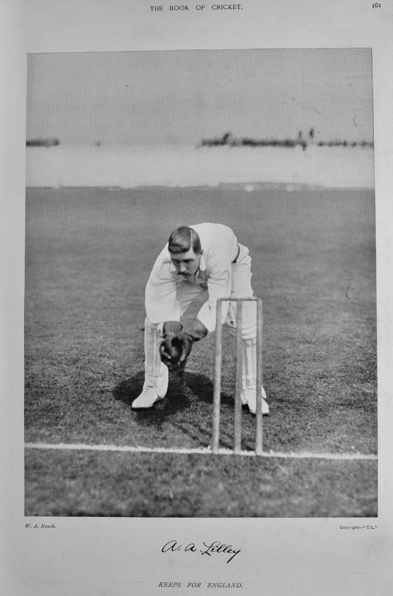 Arthur Frederick Augustus Lilley. 1899. (Cricketer).