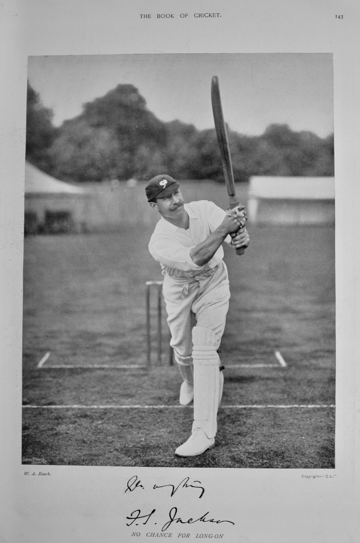 Francis Stanley Jackson. & The Oxford XI. (Team Photo) 1899.