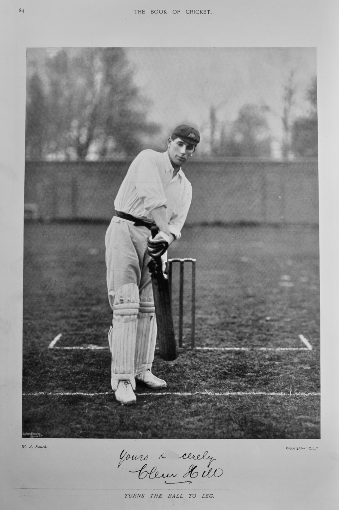 Clement Hill. 1899. (Cricketer).