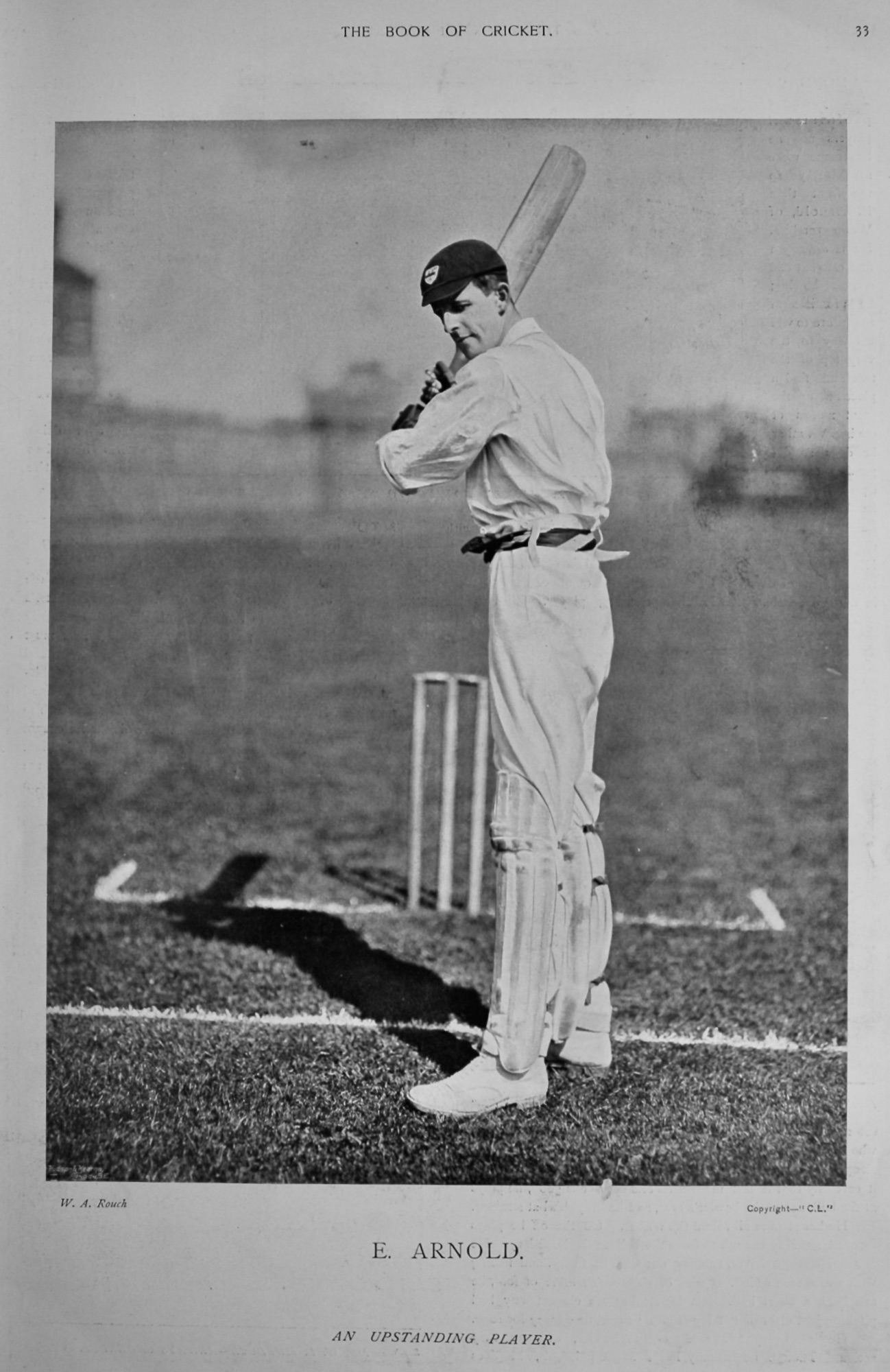 Edward George Arnold. 1899. (Cricketer).