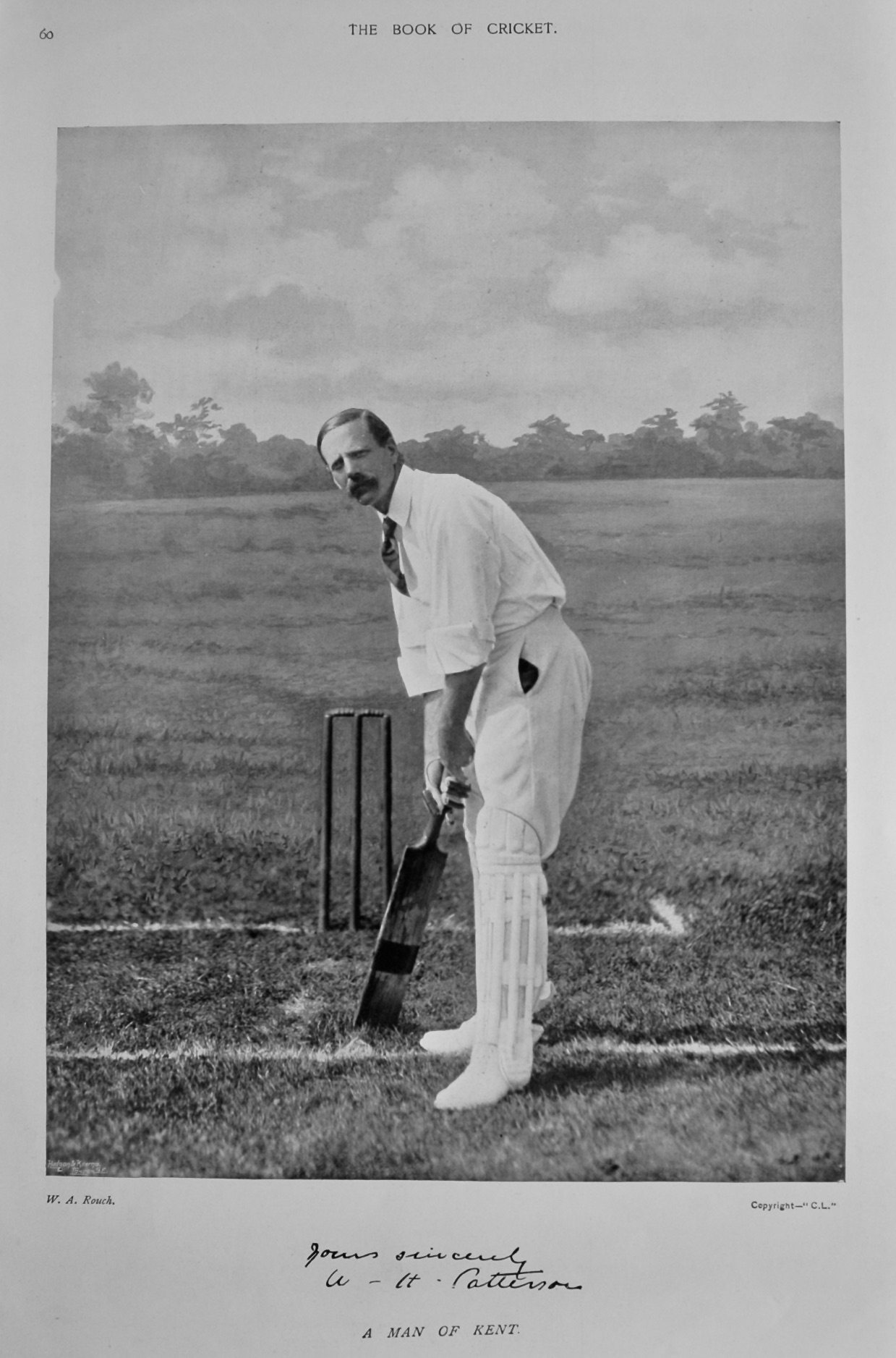 William Henry Patterson. & George Gill. 1899. (Cricketers).