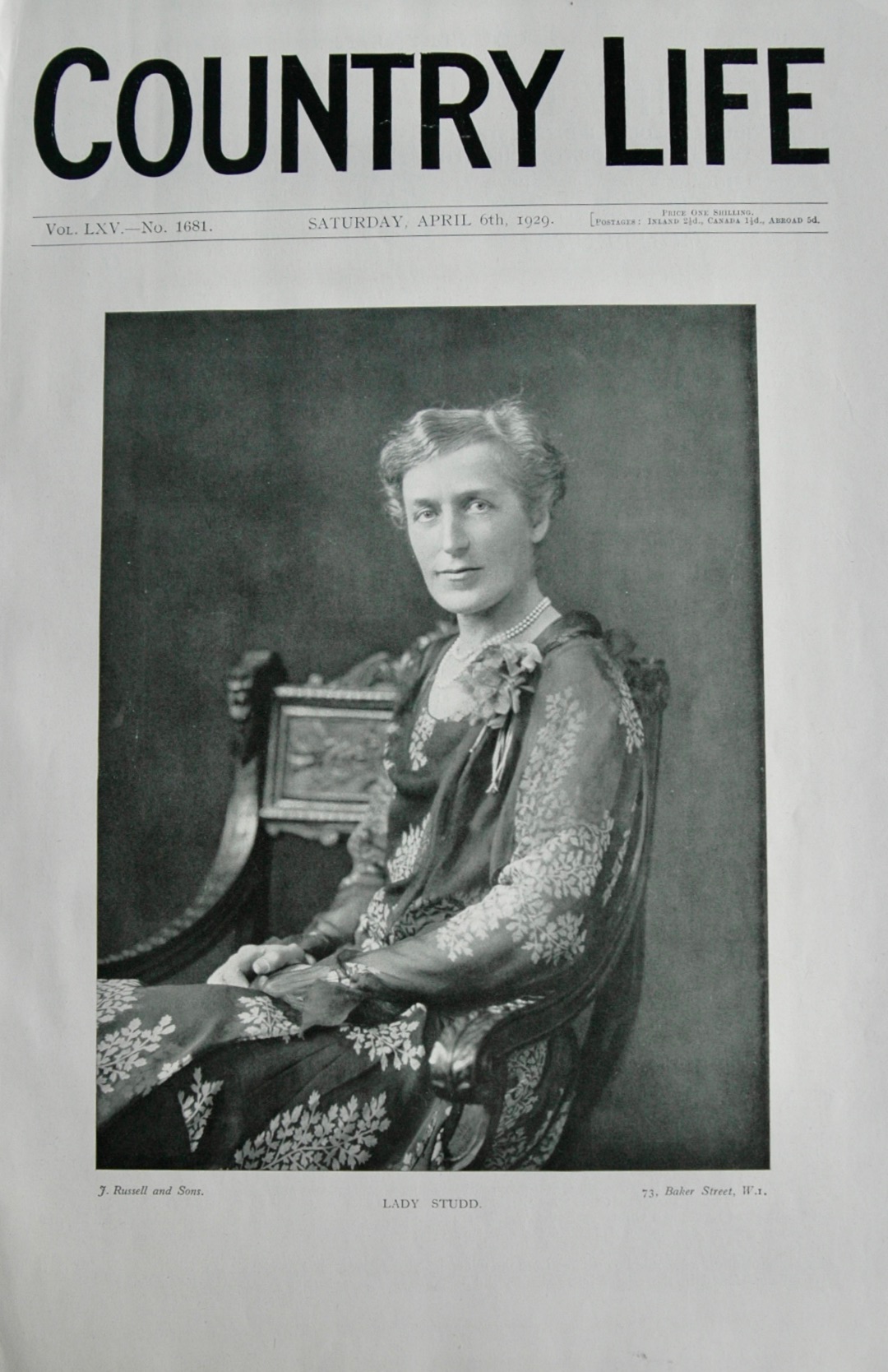 Country Life - April 6, 1929