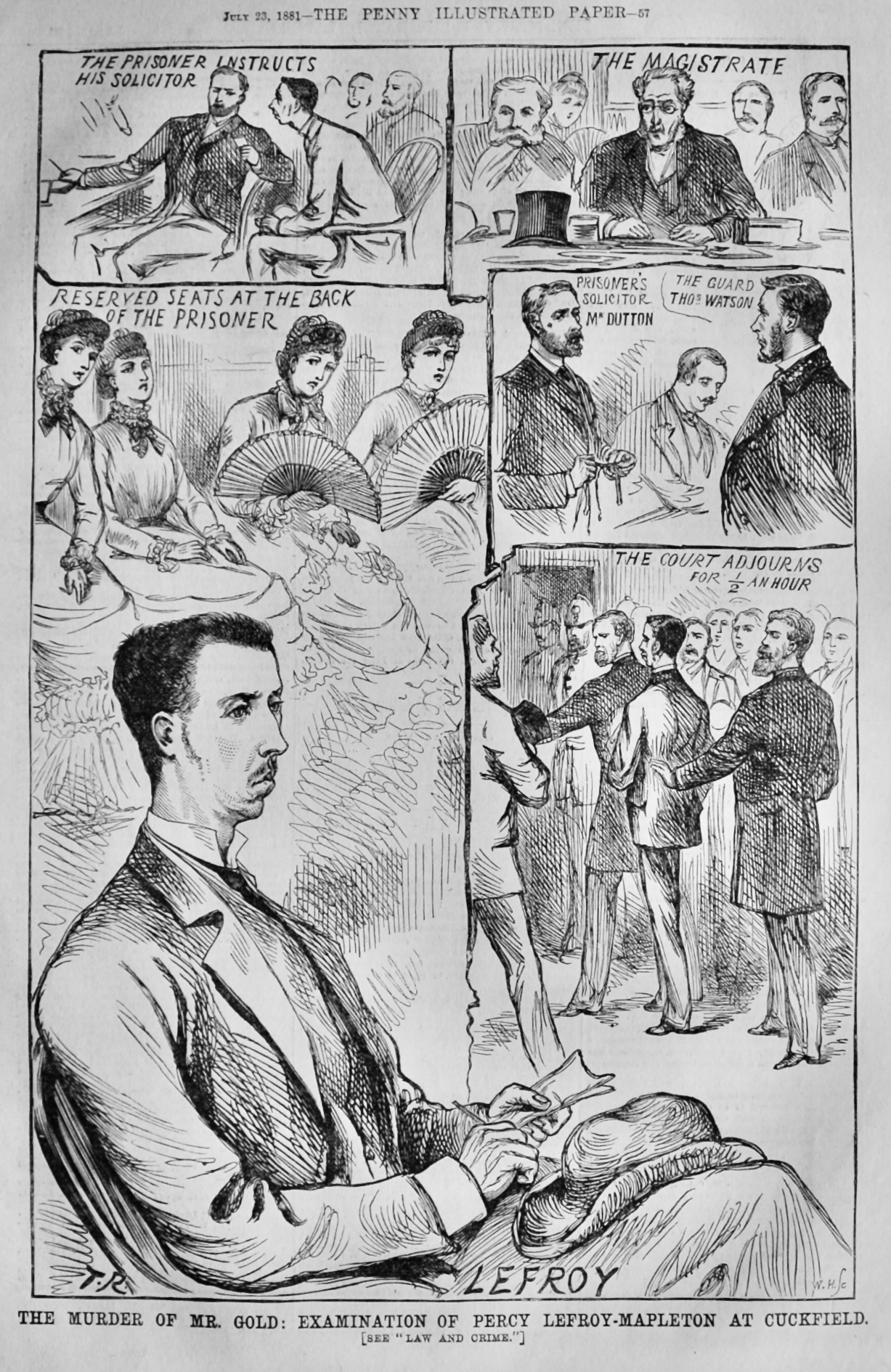 The Murder of Mr. Gold : Examination of Percy Lefroy-Mapleton at ...