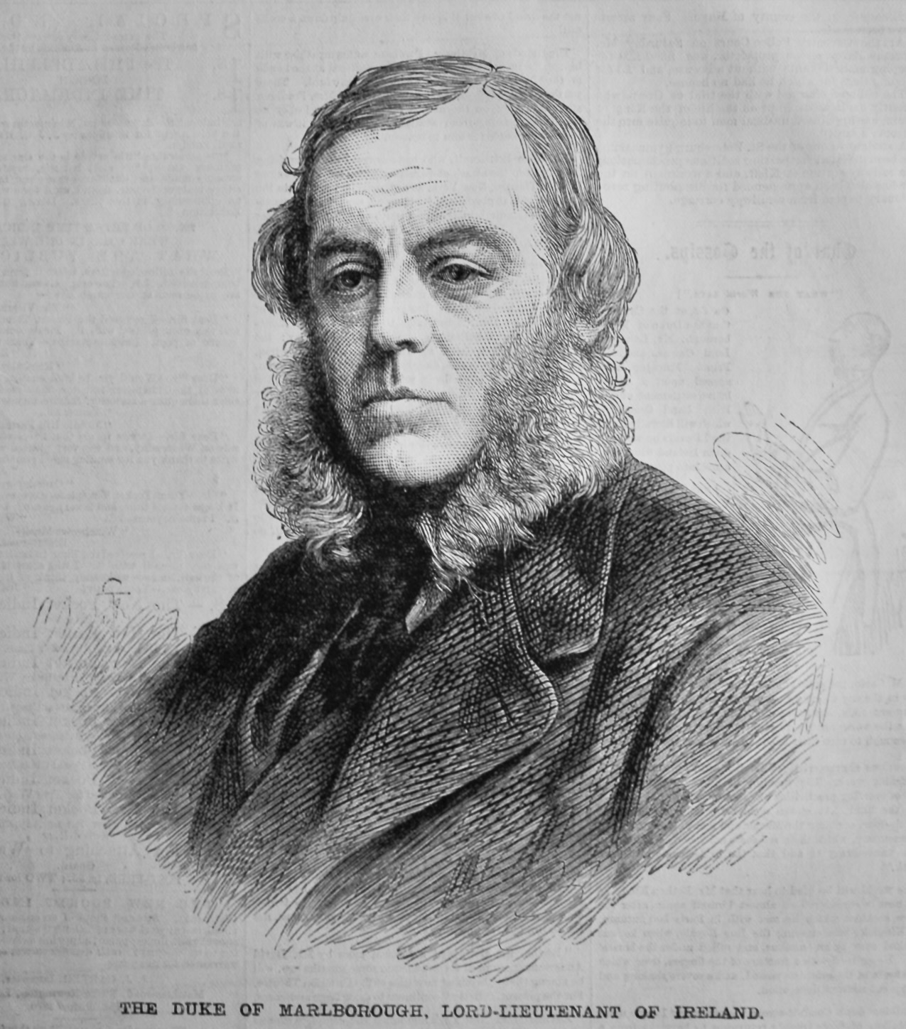 The Duke of Marlborough, Lord-Lieutenant of Ireland. 1880.