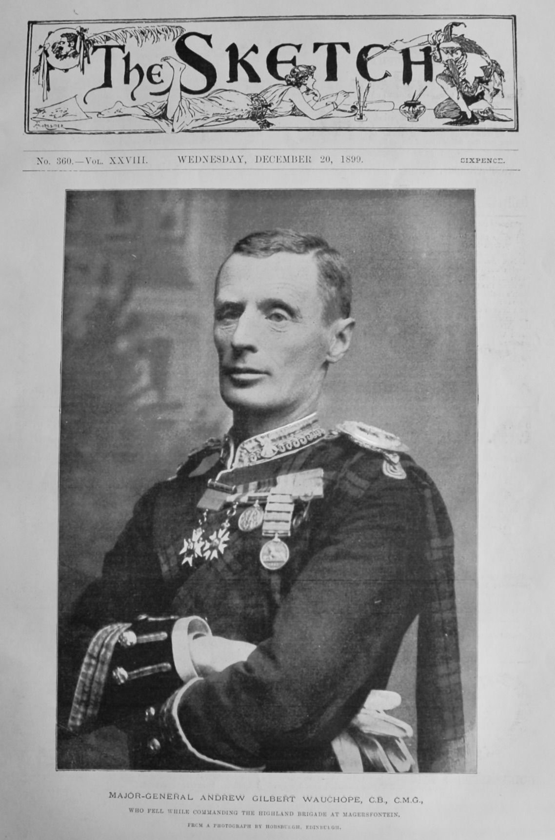 Major-General Andrew Gilbert Wauchope, C.B., C.M.G. 1899.