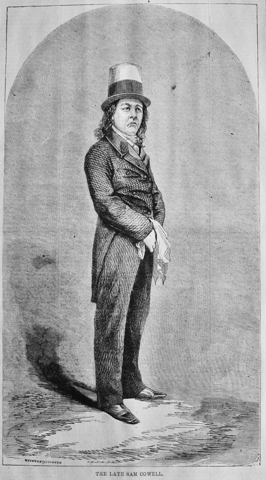 The Late Sam Cowell. 1866