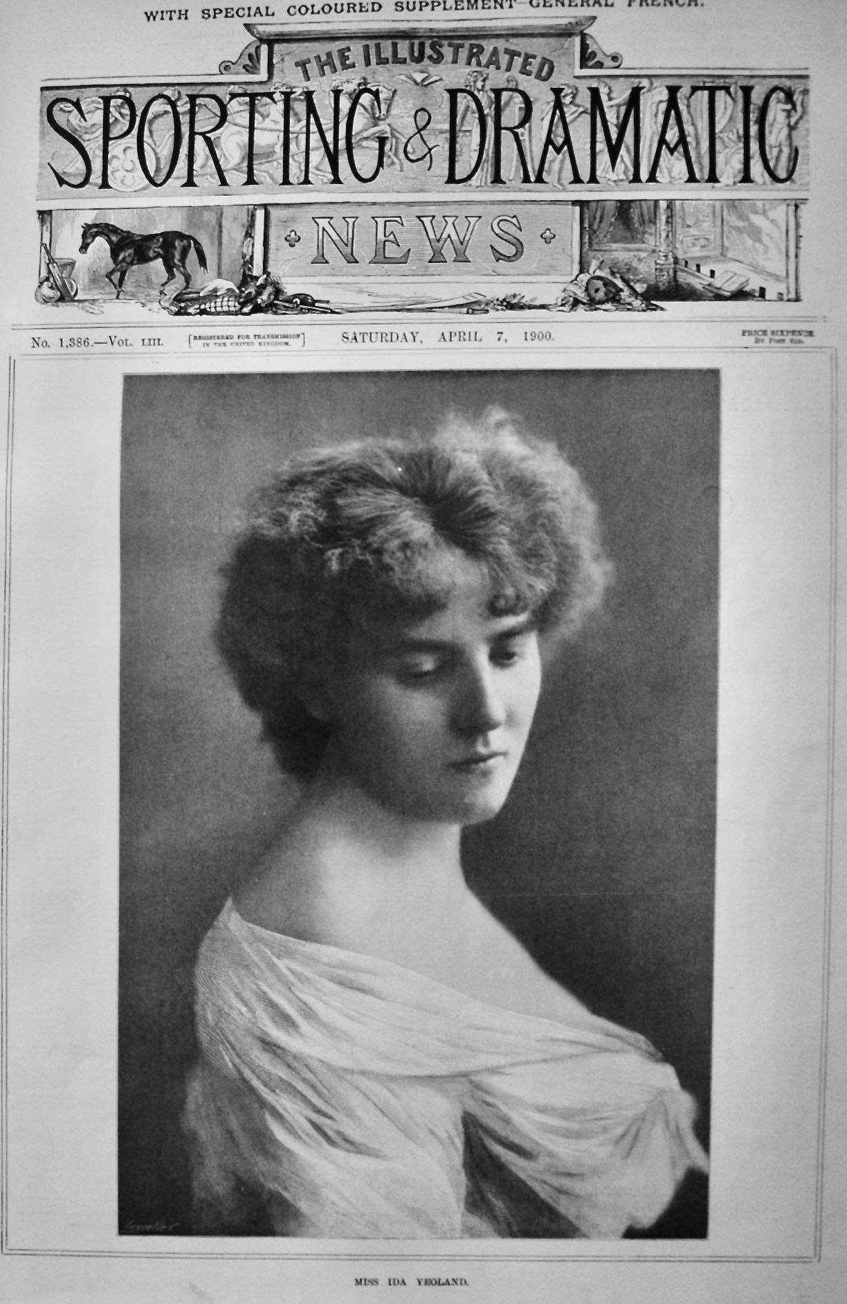 Miss Ida Yeoland. 1900.
