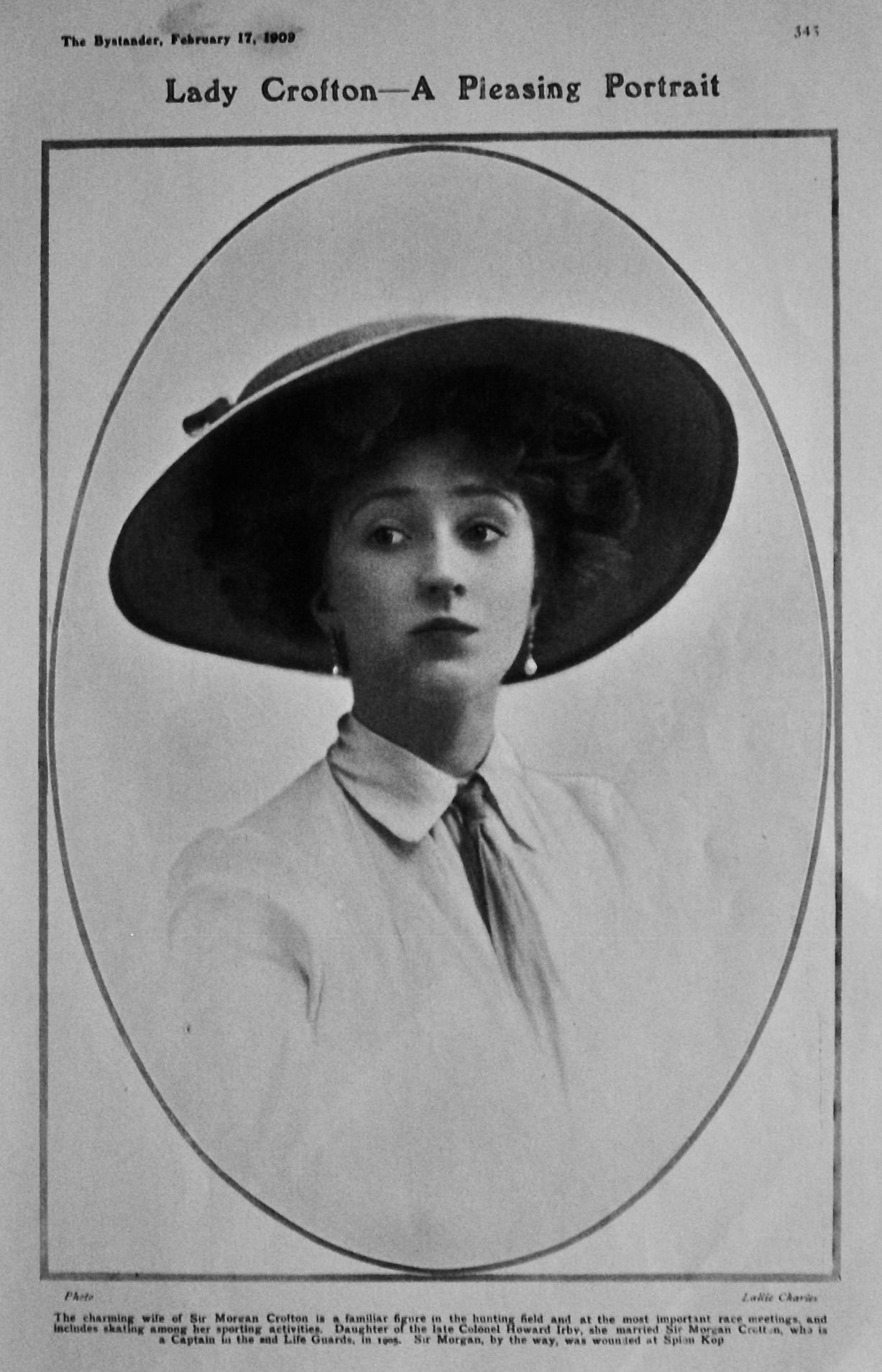 Lady Crofton- A Pleasing Portrait.