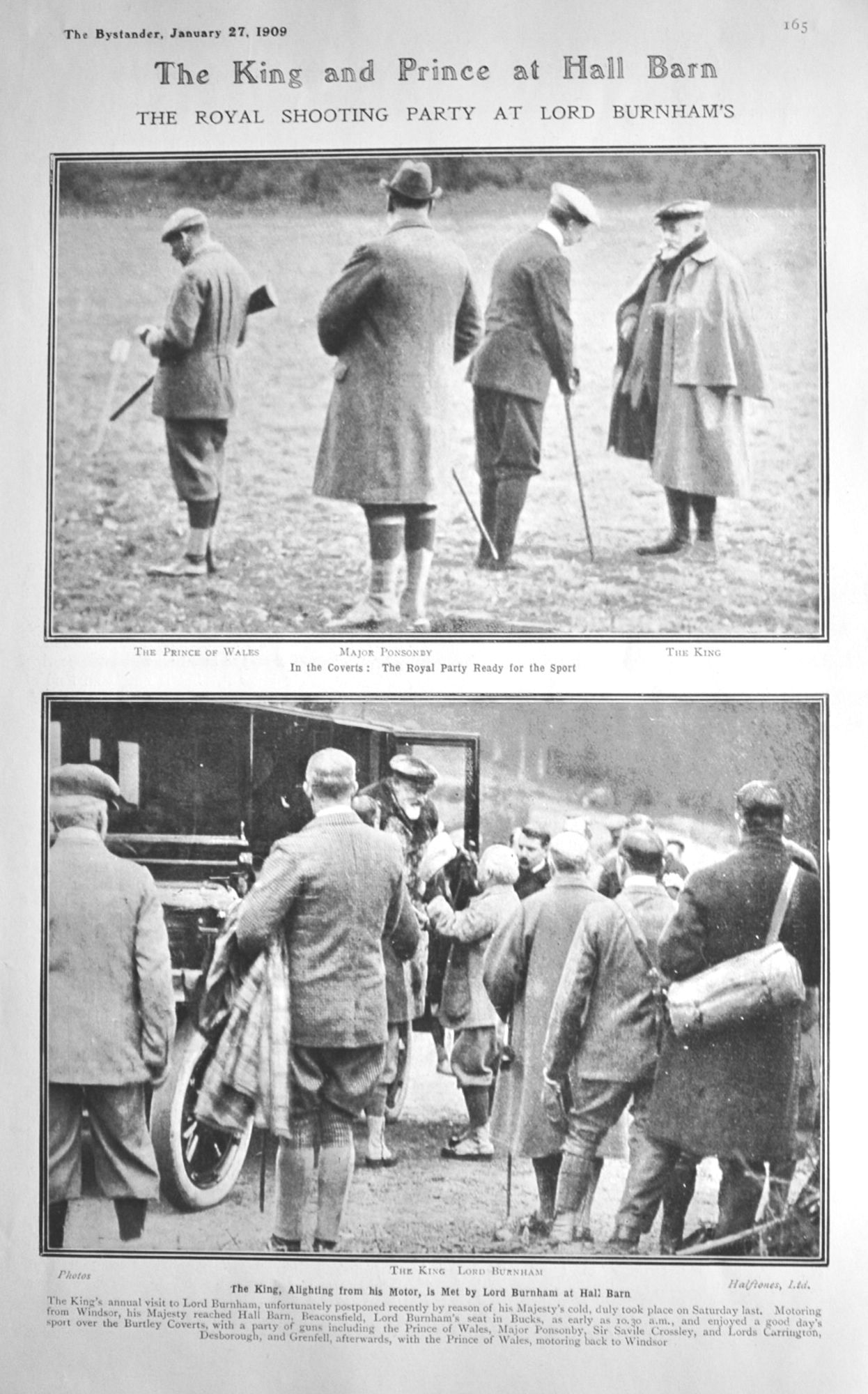 The King and Prince at Hall Barn : The Royal Shooting Party at Lord ...