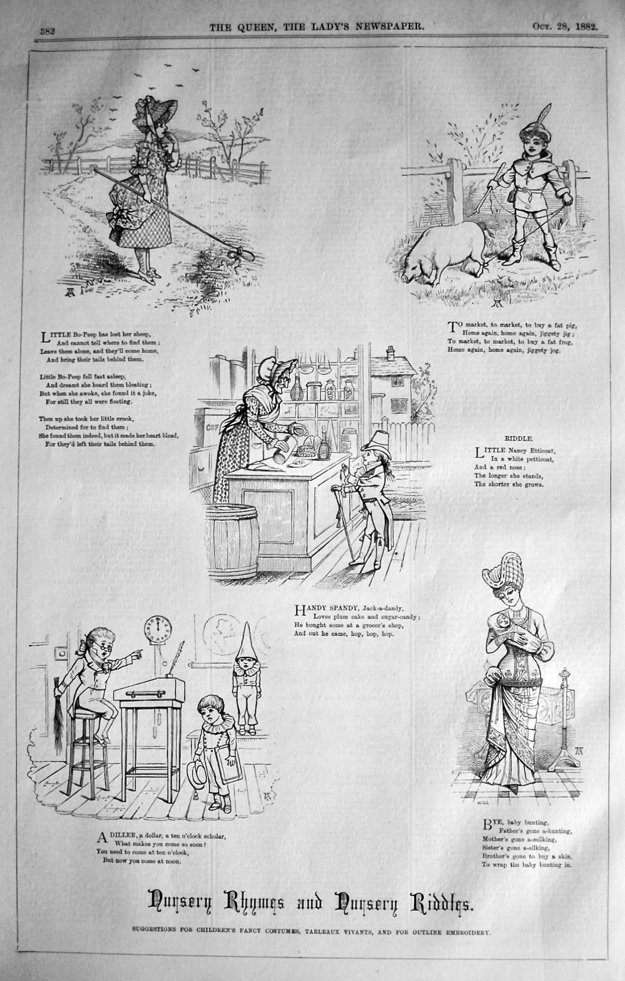 Nursery Rhymes and Nursery Riddles. 1882.