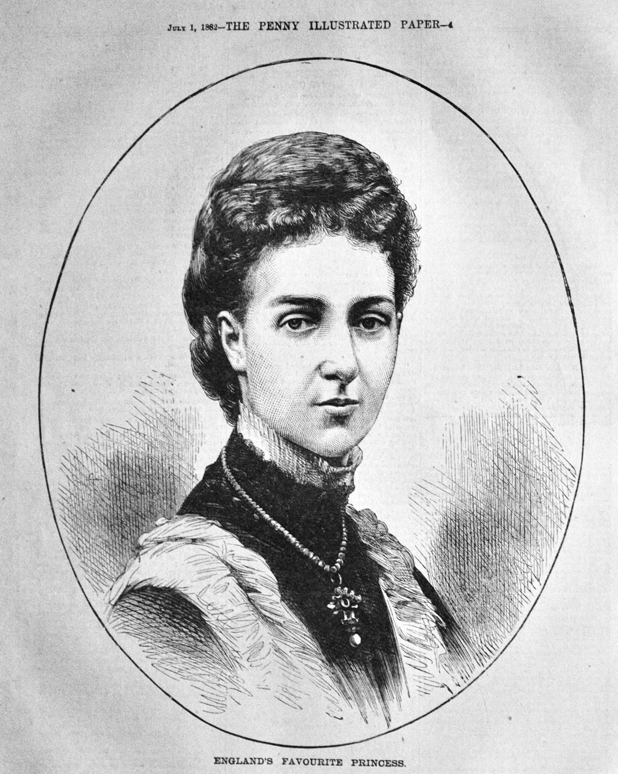 England's Favourite Princess. (The Princess of Wales). 1882.