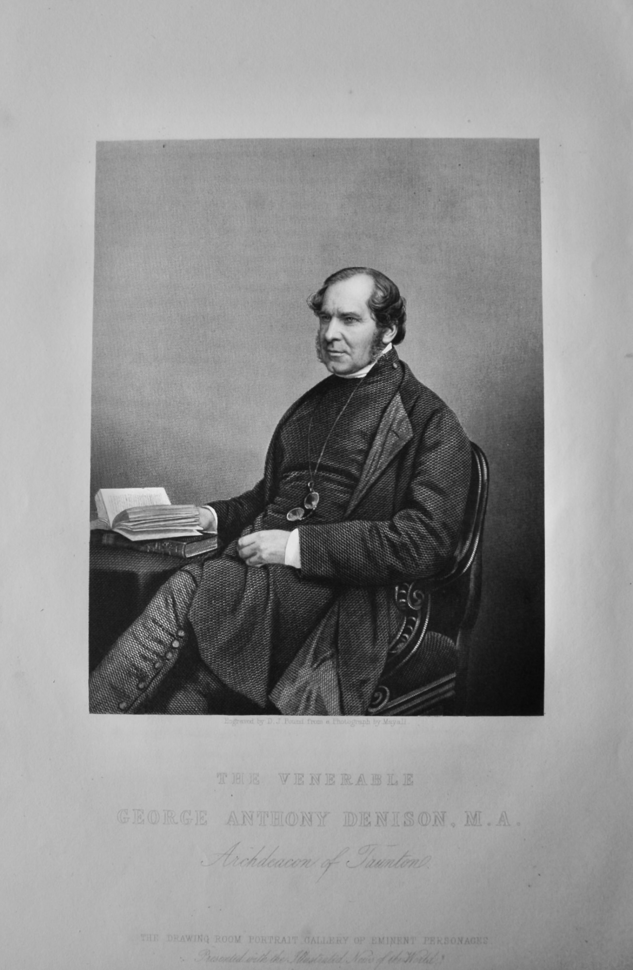 The Venerable George Anthony Denison, M. A. : Archdeacon of Taunton. 1859.