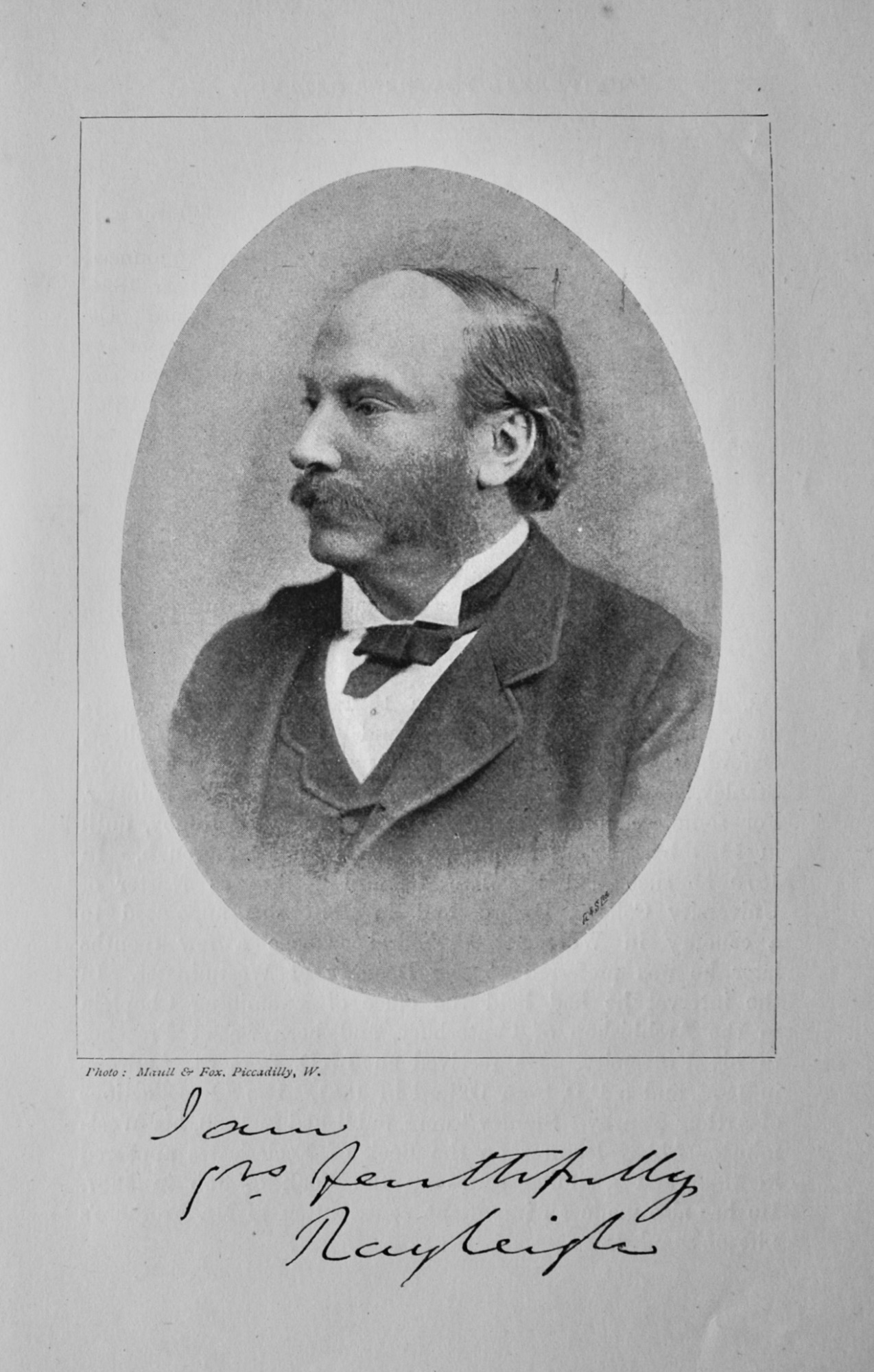 Lord Rayleigh. 1895.