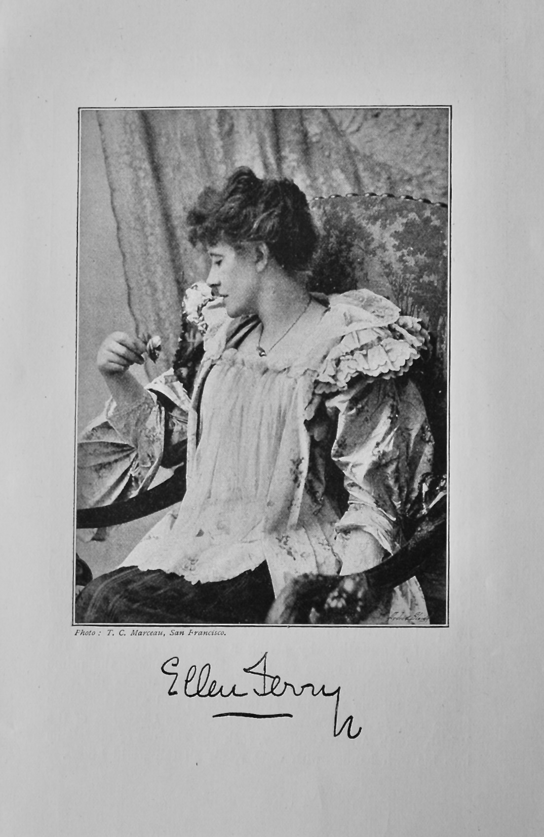 Miss Ellen Terry. (Actress) 1895.