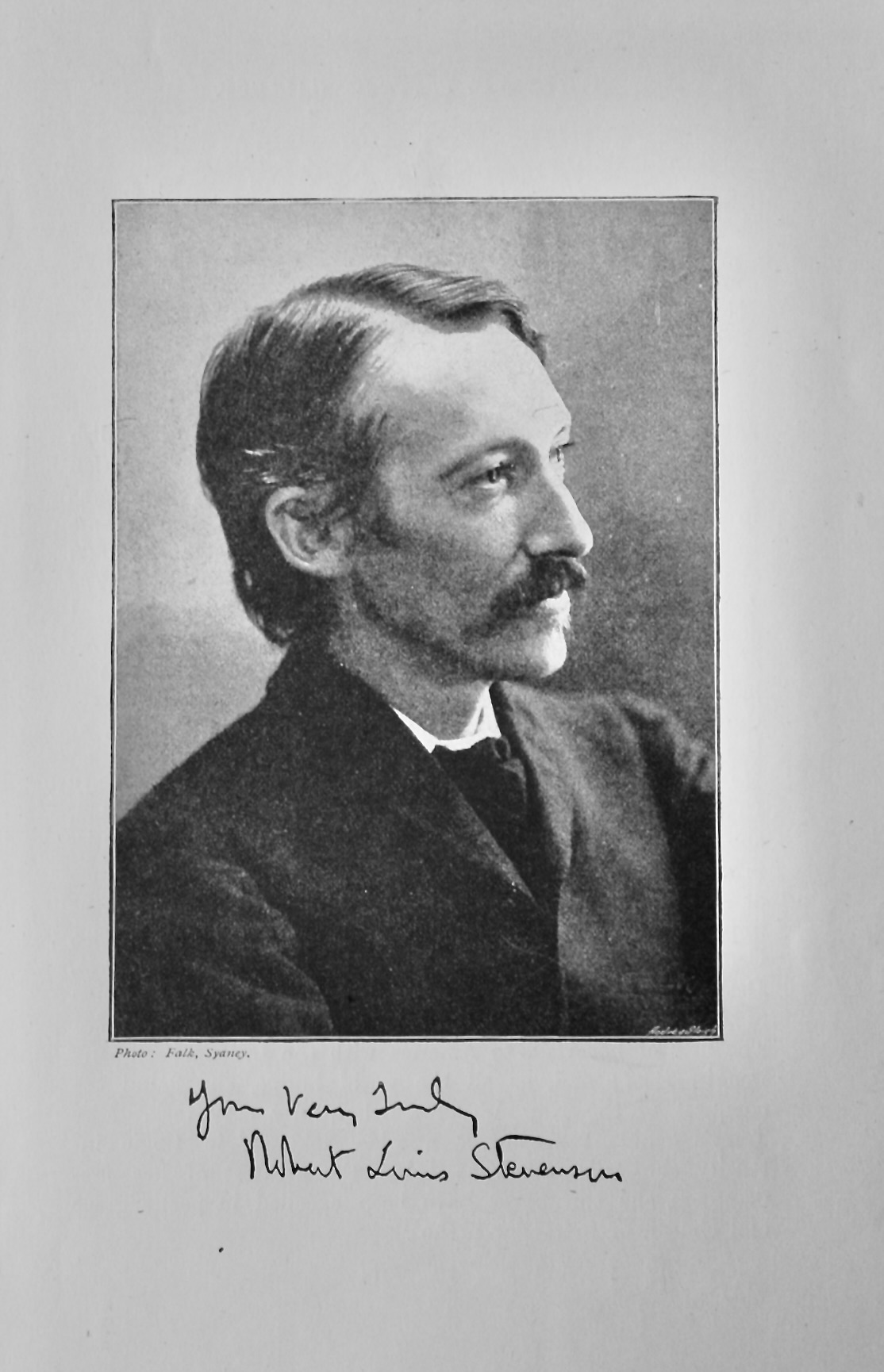 Mr. Robert L. Stevenson. (Author) 1895.