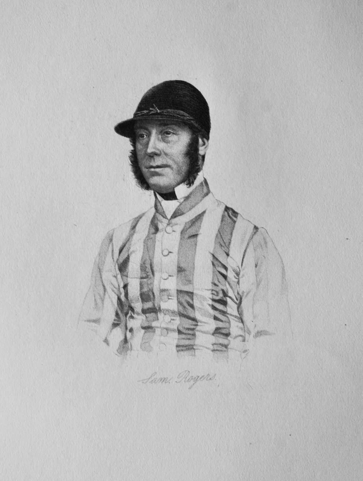 Sam Rogers. 1819 - 1870. (Jockey).