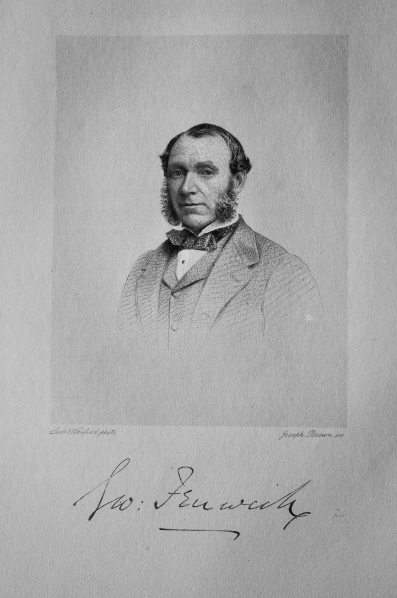 Mr. George Fenwick. 1811 - 1883. (Huntsman.)