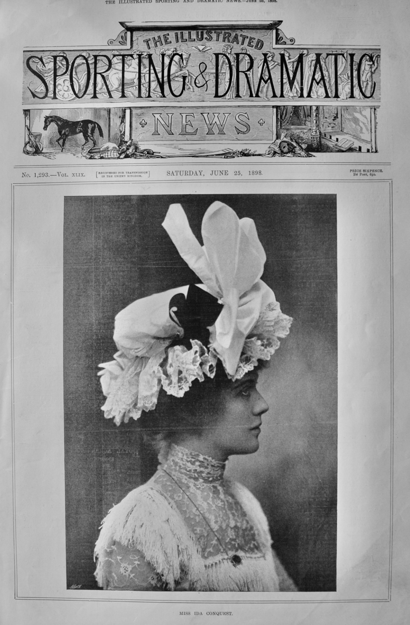 Miss Ida Conquest. (Actress) 1898.