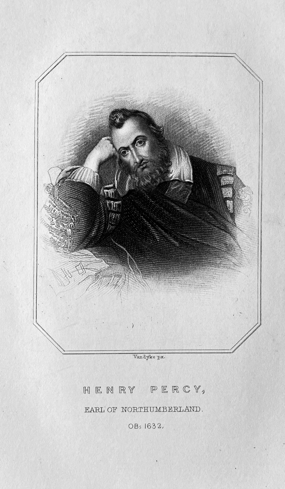 Henry Percy, Earl of Northumberland. OB; 1632.