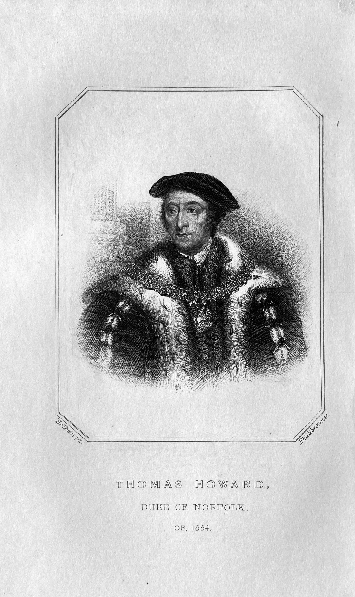 Thomas Howard, Duke of Norfolk. OB : 1554.