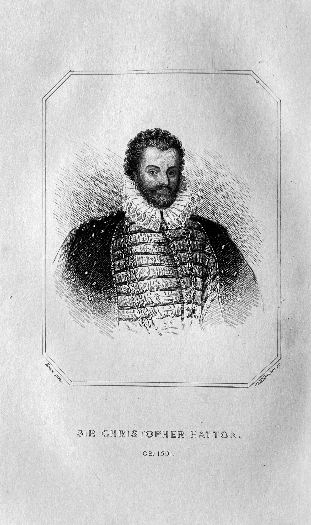 Sir Christopher Hatton, OB : 1591.
