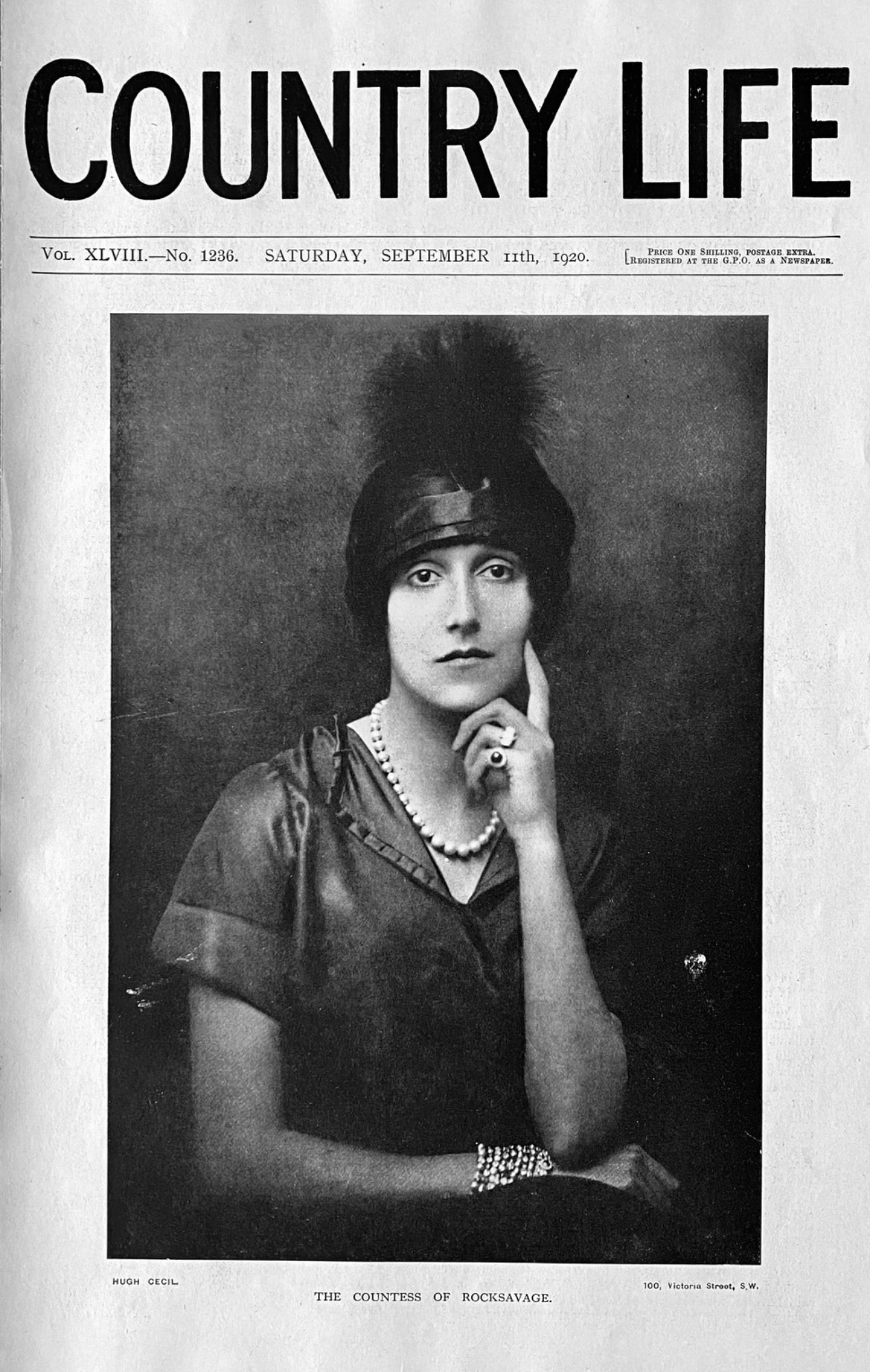 The Countess of Rocksavage. 1920.