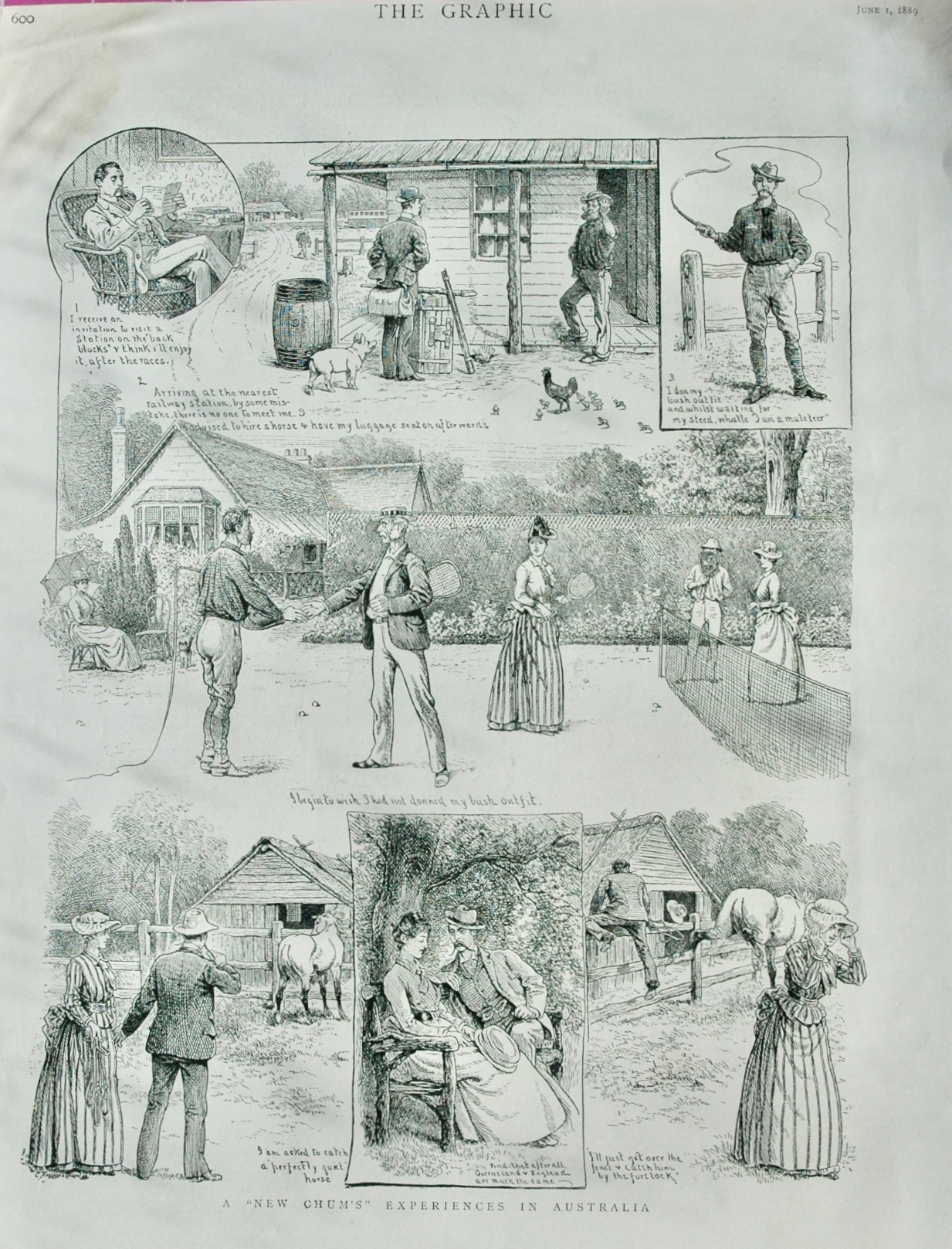 A "New Chums" experiences in Australia - 1889