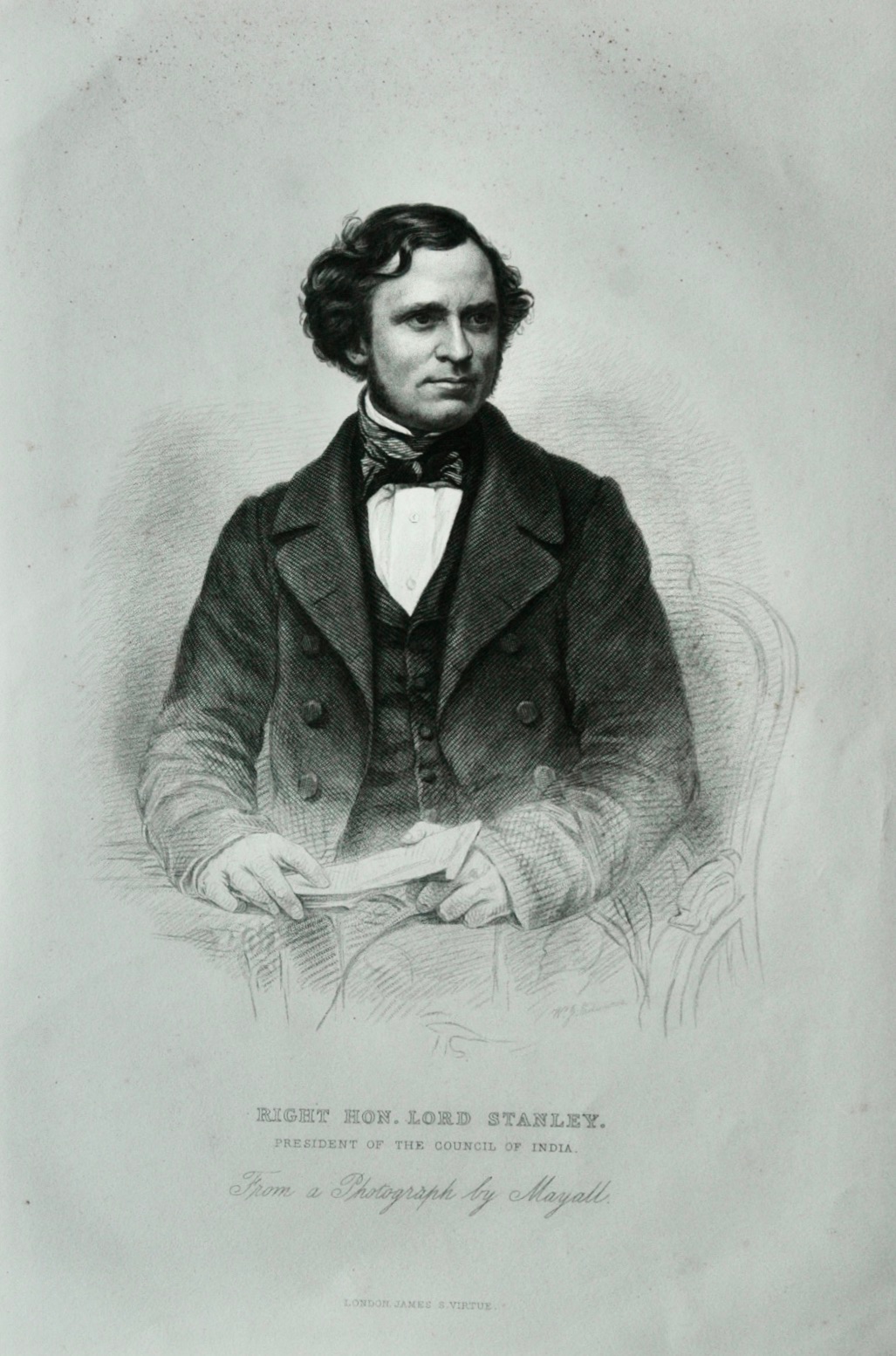 Right Hon Lord Stanley - 1861