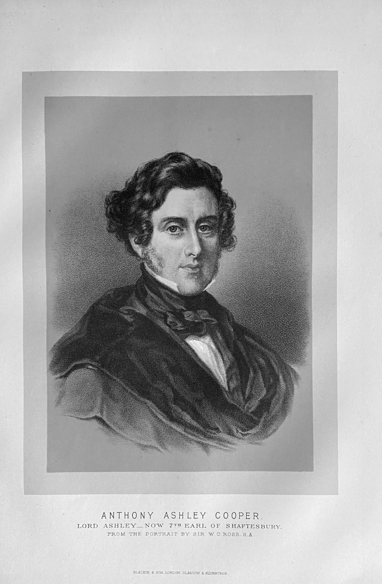 Anthony Ashley Cooper. Lord Ashley_ now 7th, Earl of Shaftesbury. 1882.