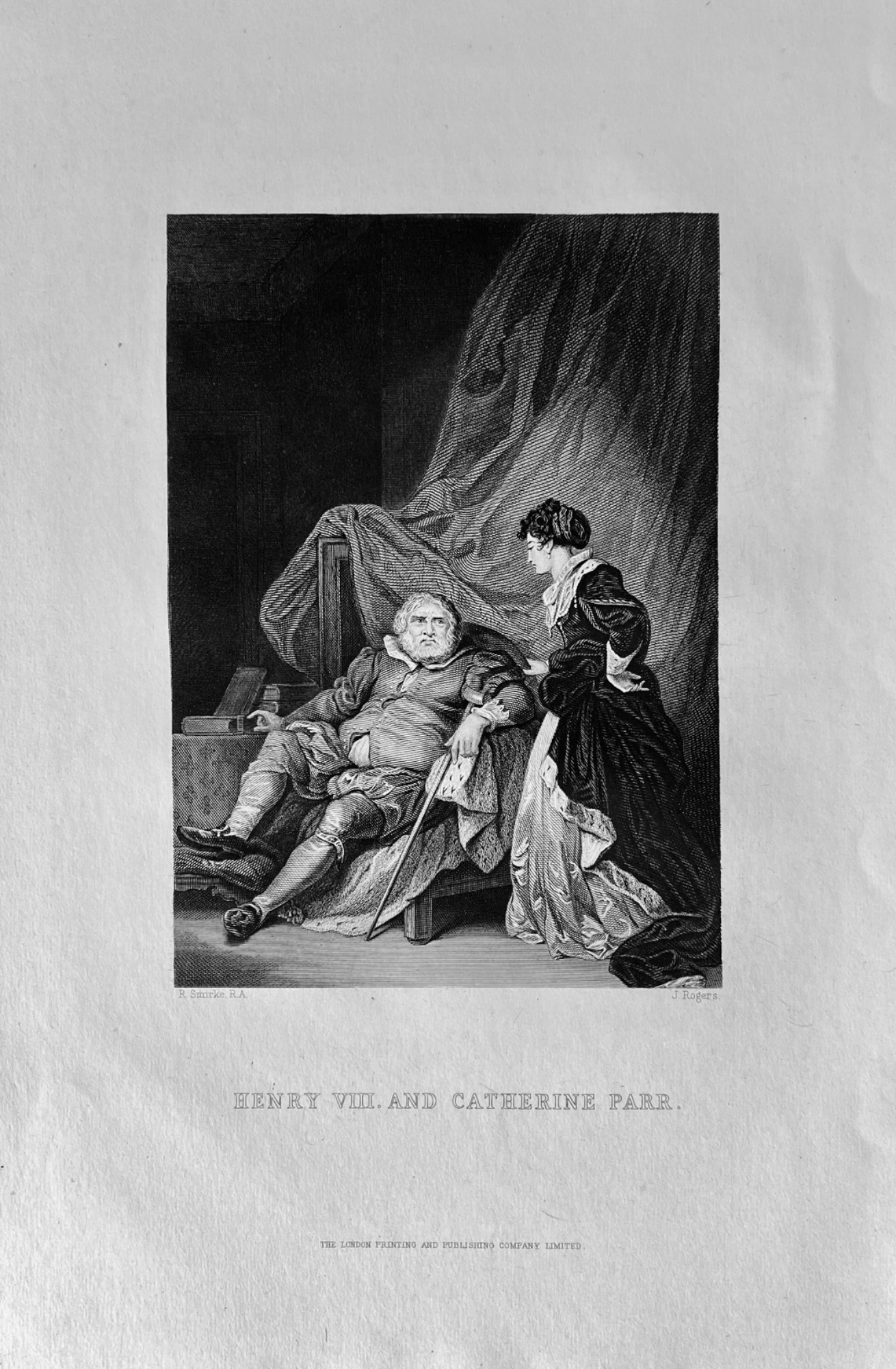 Henry VIII. and Catherine Parr. 1890c.