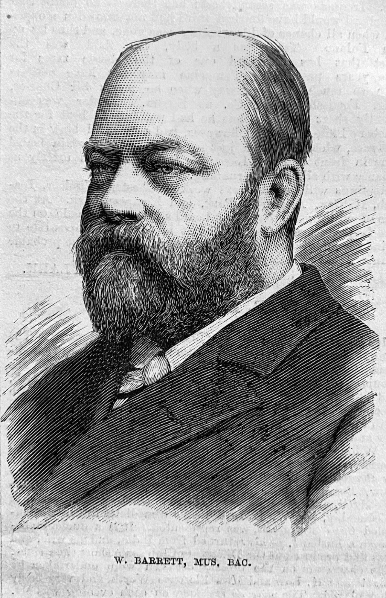 William Alexander Barrett, Mus. Bac. 1881.
