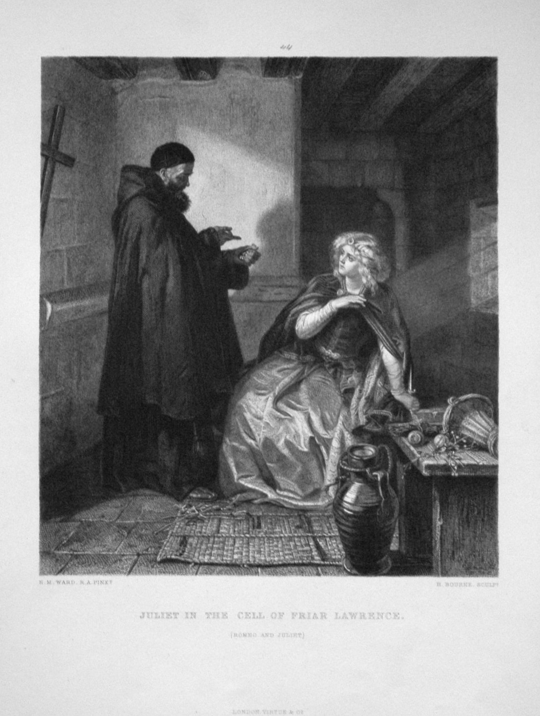 Juliet in the Cell of Friar Lawrence.