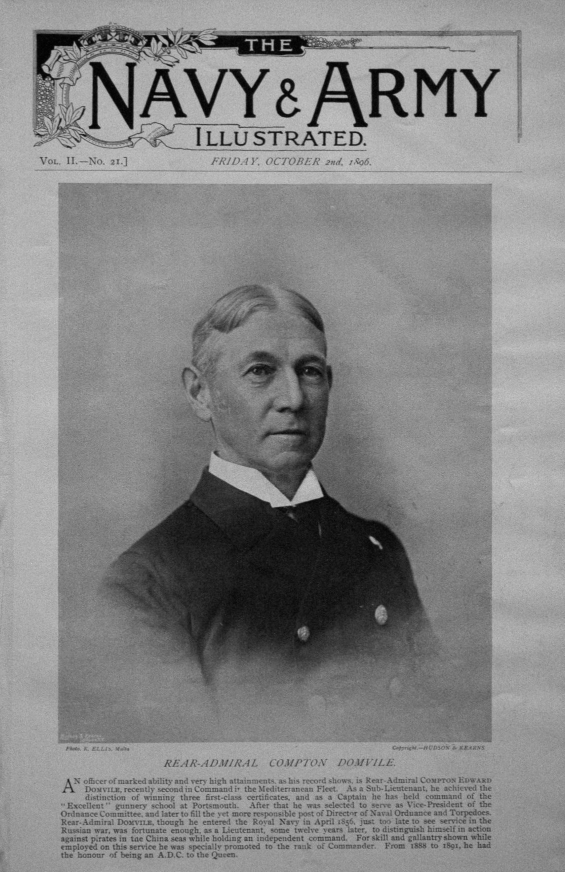 Navy & Army Illustrated, October 2nd 1896.