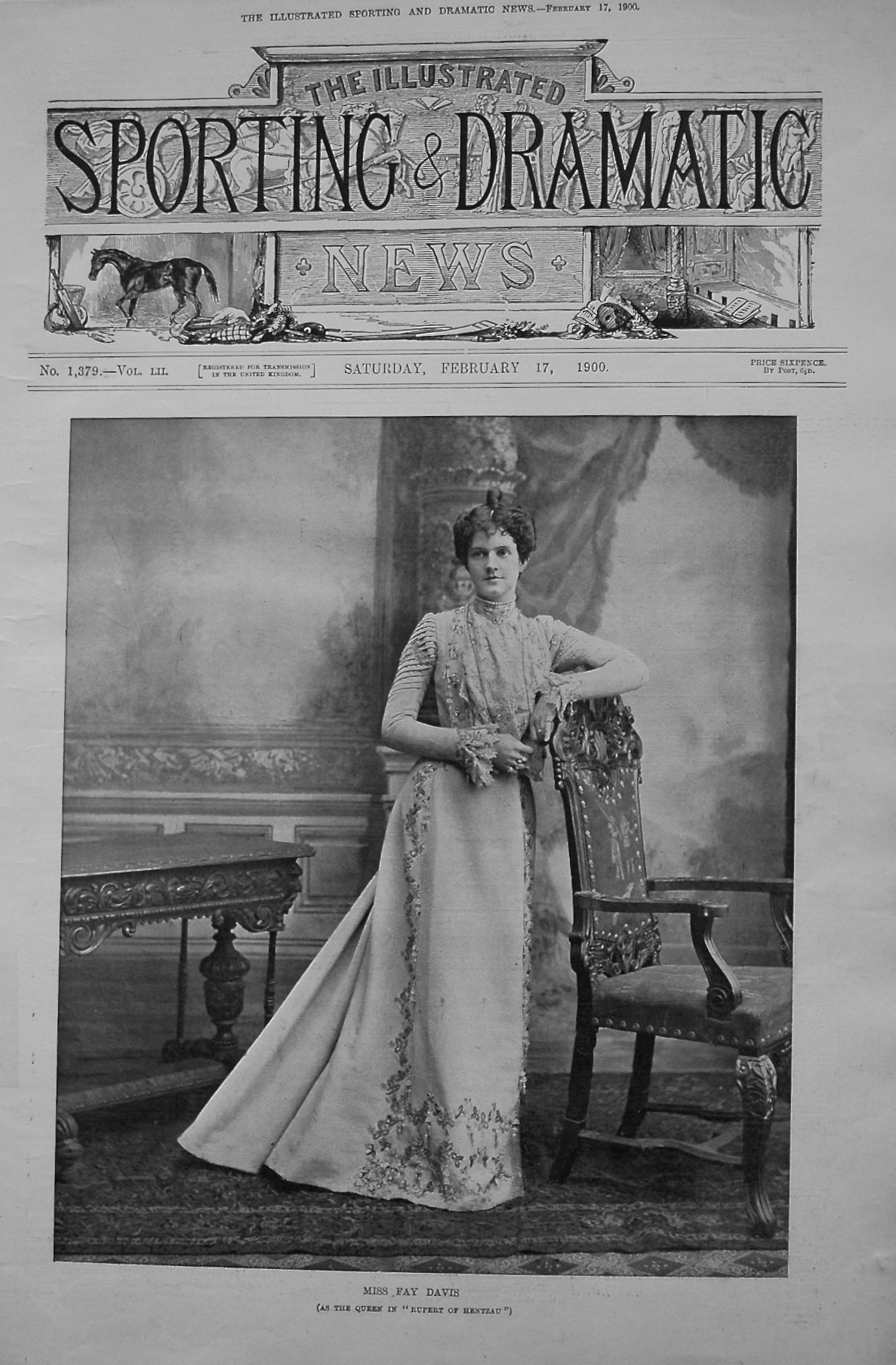Miss Fay Davis. (as the Queen in "Rupert of Hentzau")