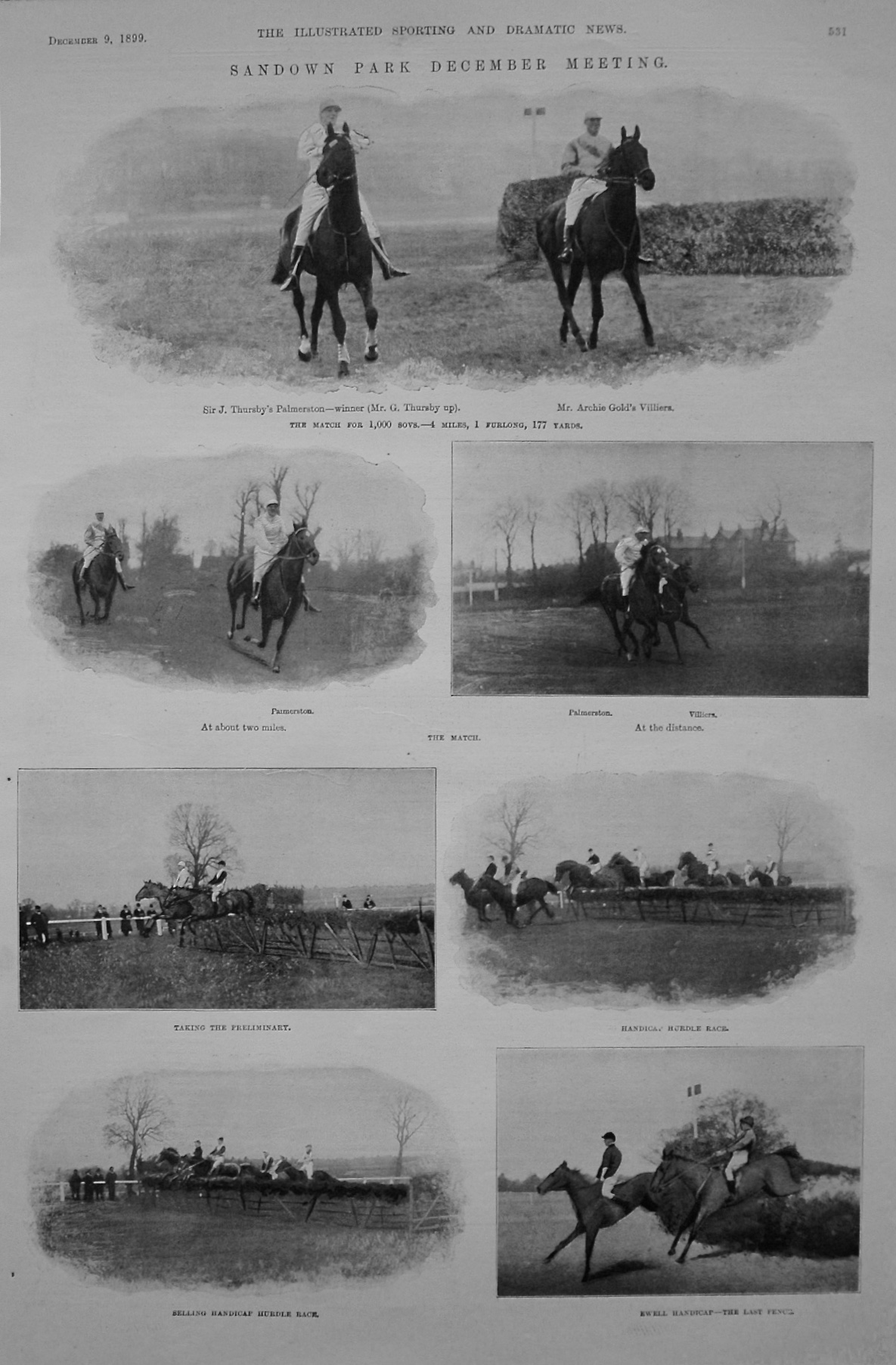 Sandown Park December Meeting. 1899.