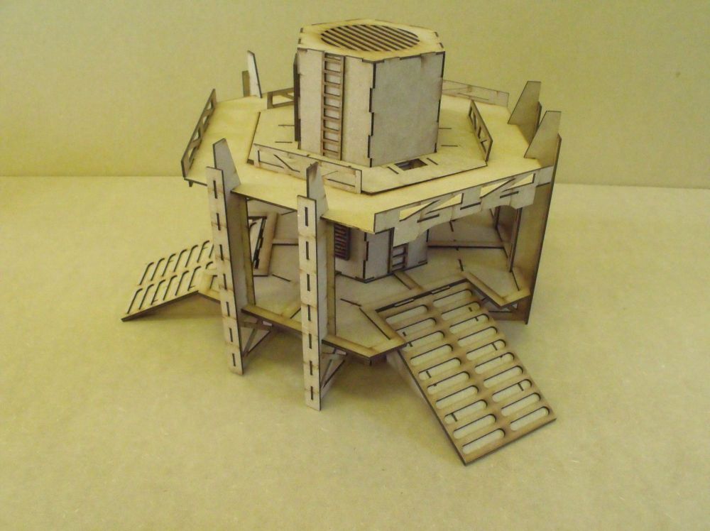 skypad with gangway and tower