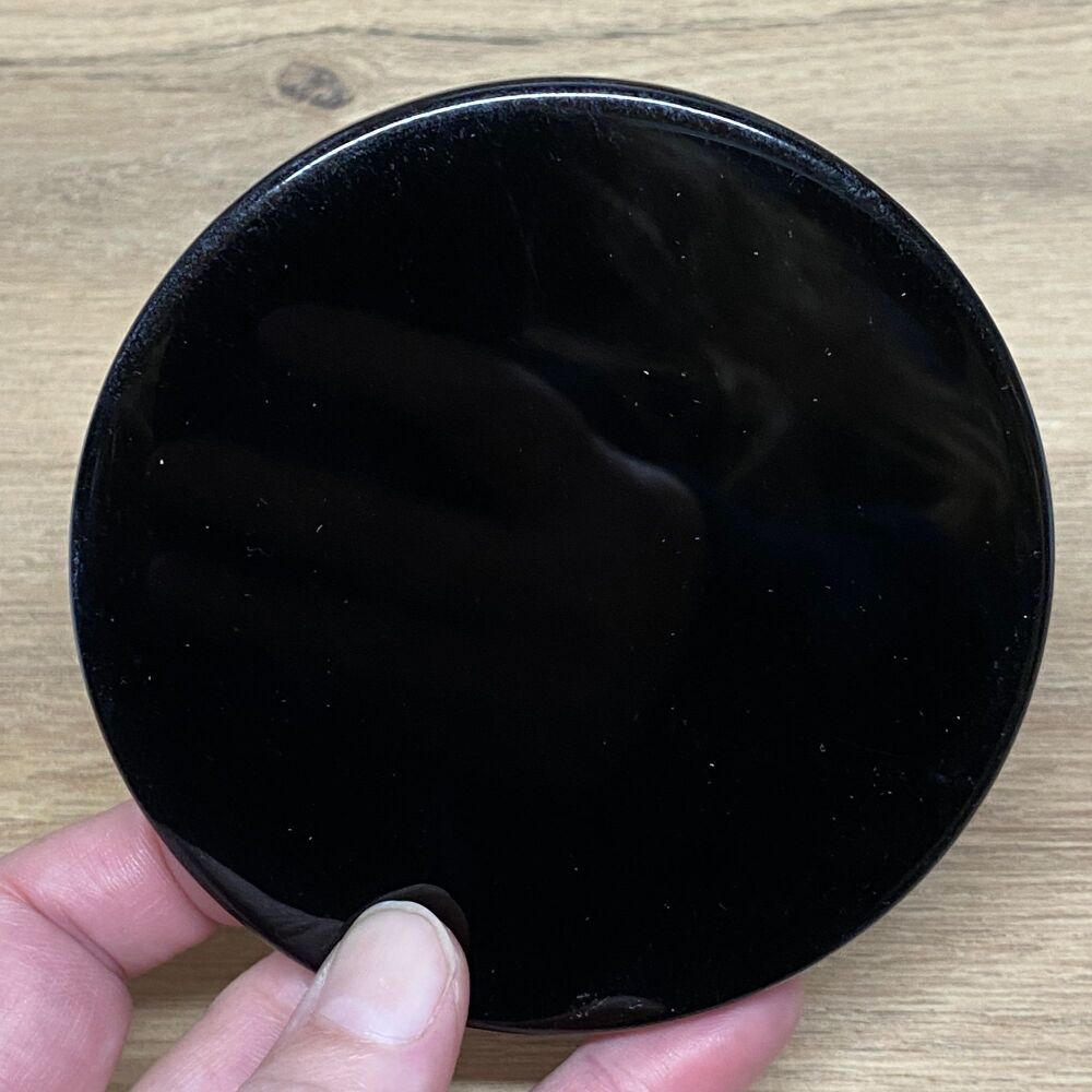 Black Obsidian Mirror